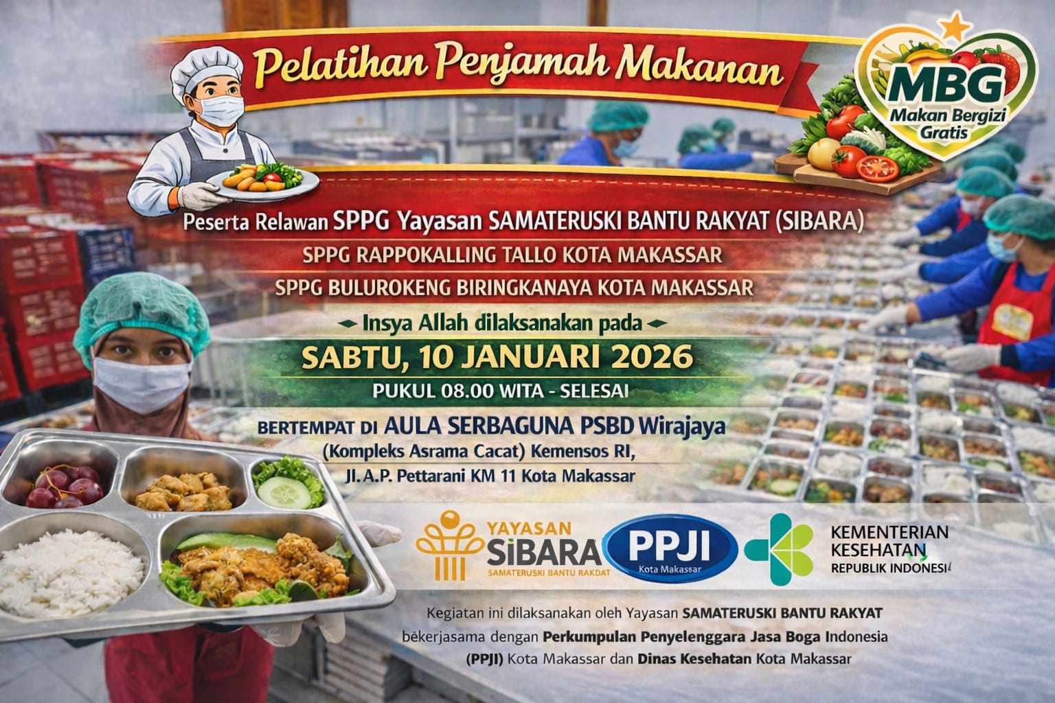 Model Dapur MBG Masa Depan: Yayasan SIBARA Targetkan Sertifikat Laik ...